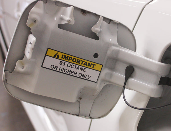 Car Decal / Sticker - E85 Ethanol Flex Fuel Only Warning Sticker ...