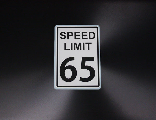 Car Decal / Sticker - Mini Speed Limit Sign Sticker – Hachi Auto